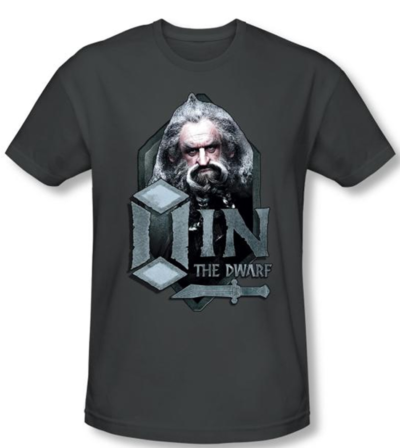 The Hobbit Shirt Movie Unexpected Journey Oin Adult Charcoal T-shirt ...