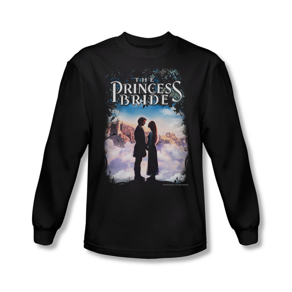 The Princess Bride Shirt Storybook Love Long Sleeve Black Tee T-Shirt ...