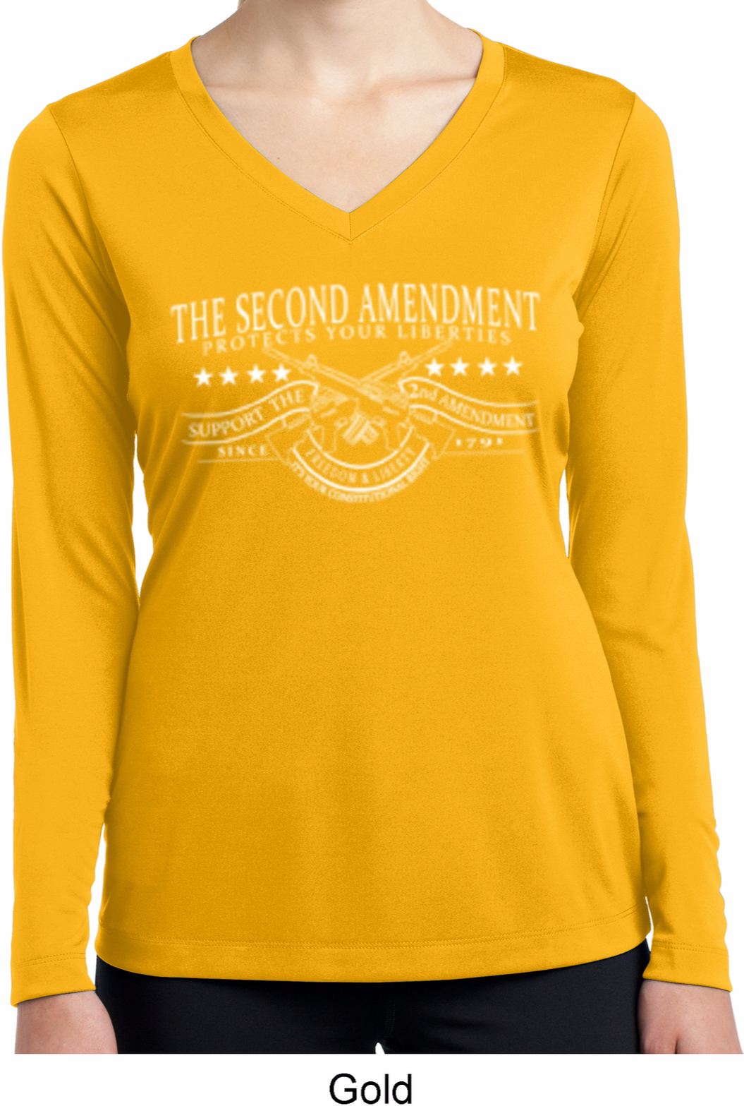 The Second Amendment Ladies Dry Wicking Long Sleeve Shirt - The Second ...