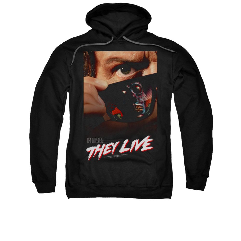 They Live Hoodie Sweatshirt Poster Black Adult Hoody Sweat Shirt - They ...