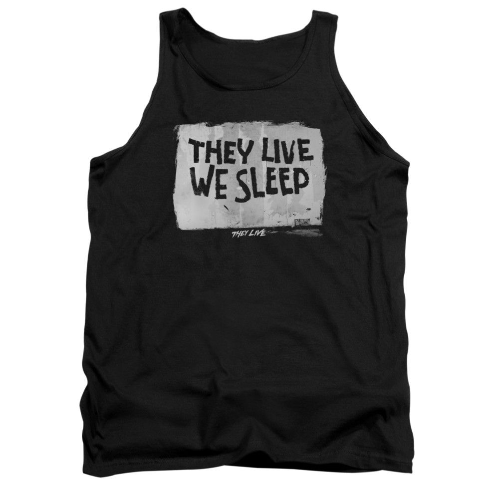 They Live Tank Top We Sleep Black Tanktop - They Live We Sleep Shirts