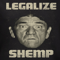 Three Stooges Junior Legalize Shemp Black Tee T-Shirt - Three Stooges ...