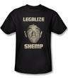 Three Stooges Shirt Legalize Shemp Adult Black Tee T-Shirt - Three ...