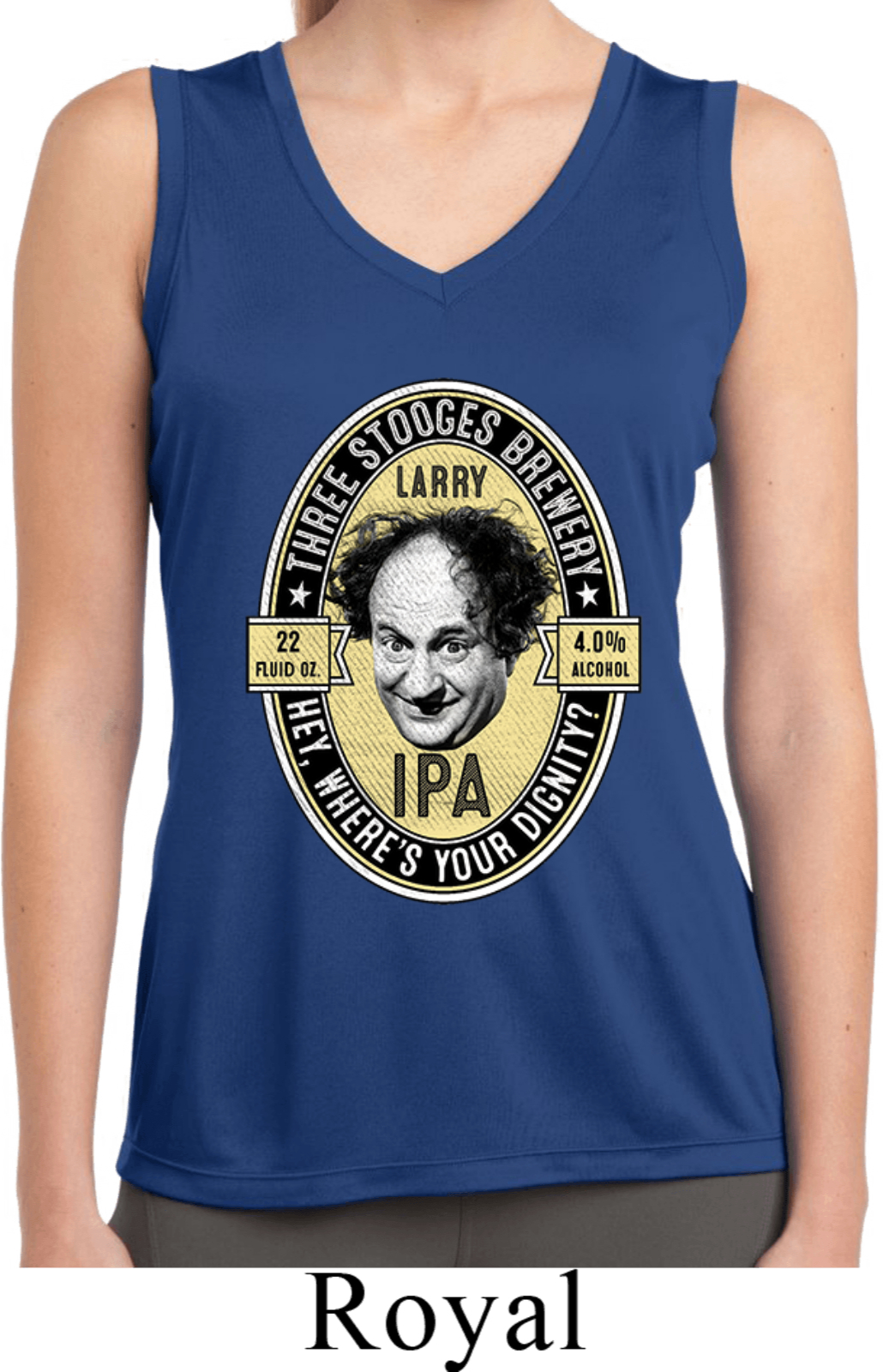 Three Stooges Tank Top Larry IPA Ladies Dry Wicking Tanktop - Three ...