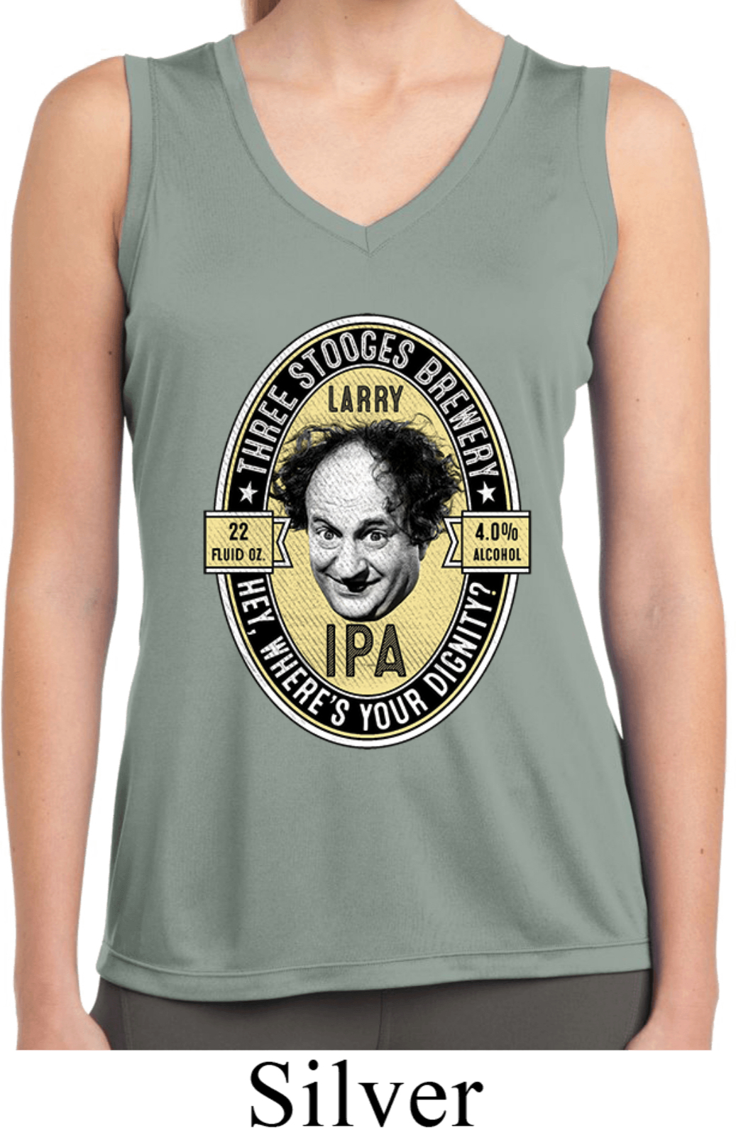 Three Stooges Tank Top Larry IPA Ladies Dry Wicking Tanktop - Three ...