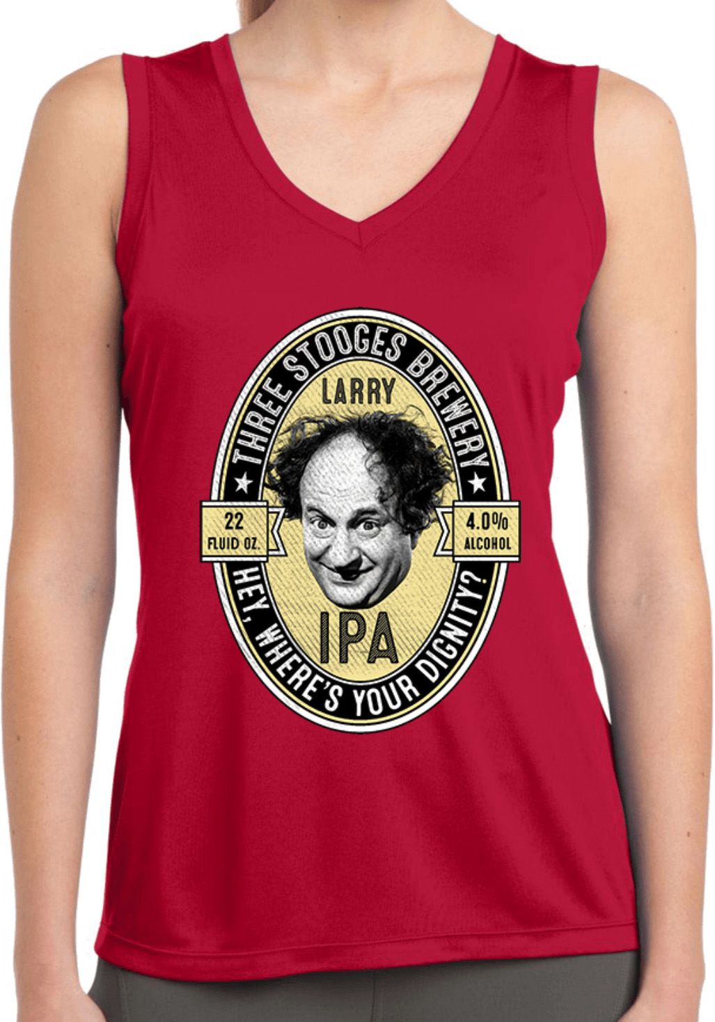 Three Stooges Tank Top Larry IPA Ladies Dry Wicking Tanktop - Three ...
