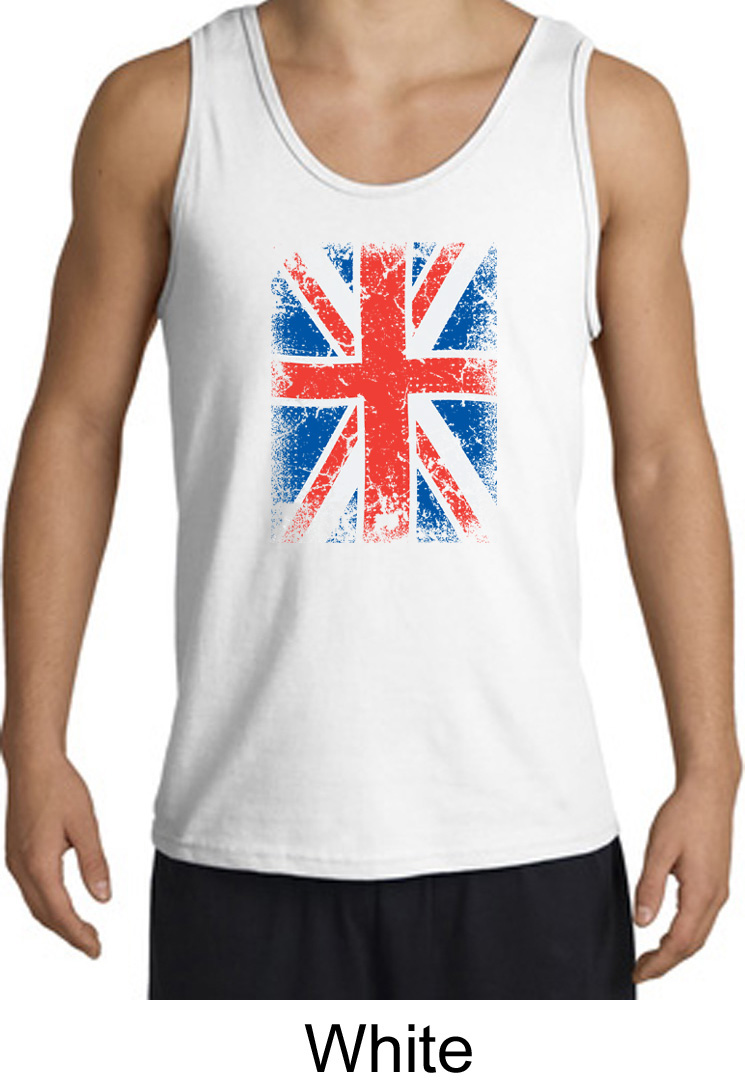 Union Jack Tank Top British UK Flag Big Print Adult Tanktop - Union ...