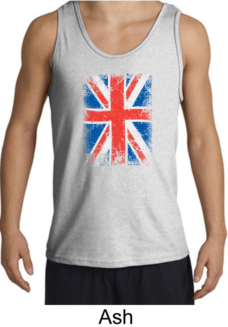 Union Jack Tank Top British UK Flag Big Print Adult Tanktop - Union ...