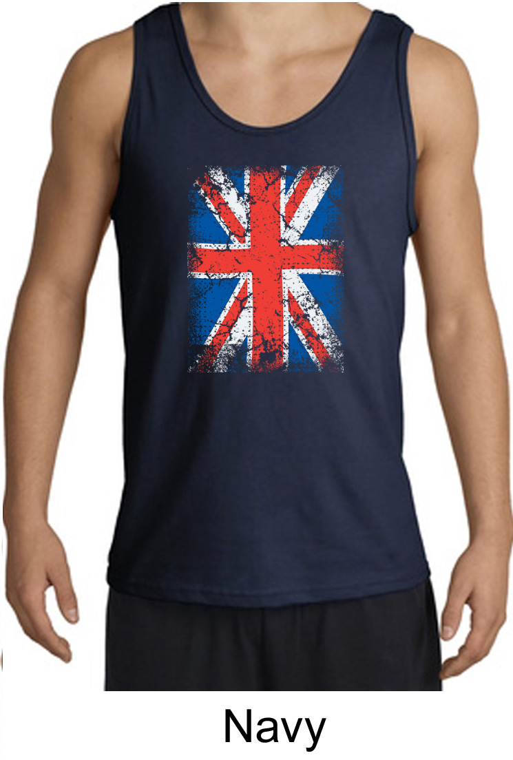 Union Jack Tank Top British UK Flag Big Print Adult Tanktop - Union ...