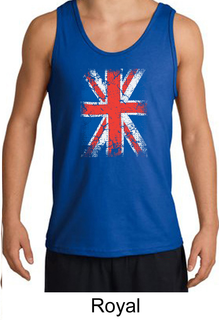 Union Jack Tank Top British UK Flag Big Print Adult Tanktop - Union ...