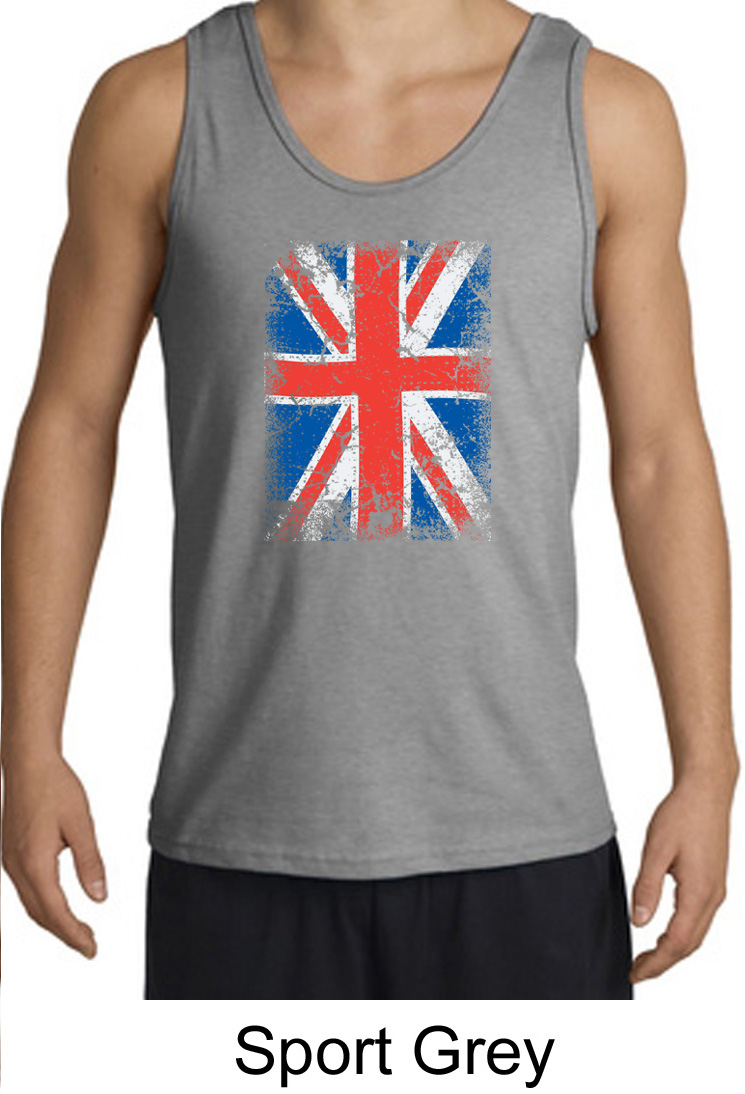 Union Jack Tank Top British UK Flag Big Print Adult Tanktop - Union ...