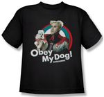 Zoolander Shirt Juniors Obey My Dog Black Tee T-Shirt - Zoolander Obey ...