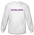 Zoolander Shirt Logo Long Sleeve White Tee T-Shirt - Zoolander Logo Shirts