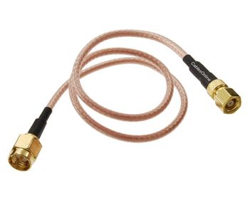1.5ft SMA Male to SMC Female RG316 Cable