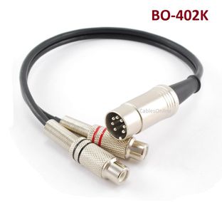 Bang&Olufsen B&O din-7 7-pin 2-RCA Female Audio Cable Adapter