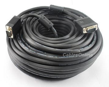 100' HD15M/M Super-VGA Cable
