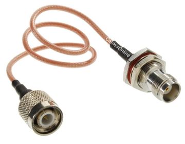 15ft TNC Male to TNC Bulkhead Female RG316 Cable
