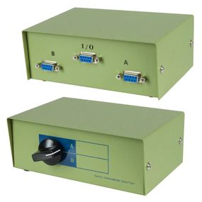 2-Way DB9 Female Manual Switch Box