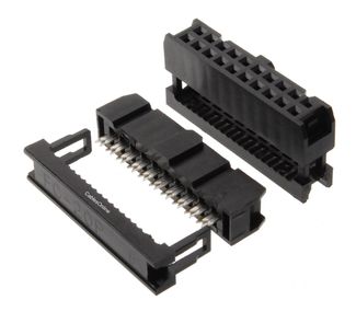 20-Pin (2x10) Female IDC 2.54mm Pitch Connectors for Flat Ribbon Cable