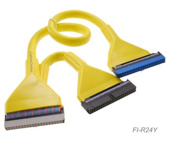 24 inch IDE 40-Pin/80-Wire Ultra ATA/133 Two-Drives Round Internal ...