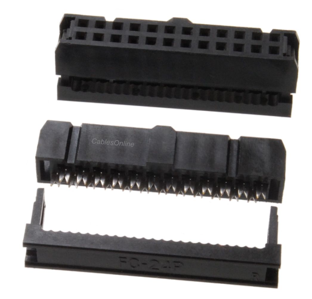 Ribbion Pins Pc Accessories 24 Inches 3 Female Connectors Idc 2x25 50p ...