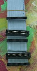 24" Universal 34-Pin Floppy Drive Ribbon Cable for 3.5" and/or 5.25" Drives