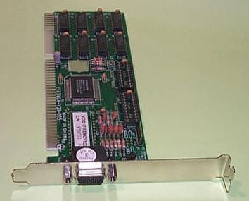 256K ISA VGA Video Card