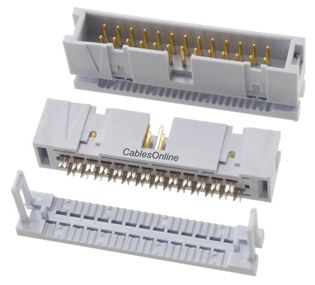 26-Pin 2x13 Male IDC Flat Ribbon Box Header 2.54mm Pitch Connector