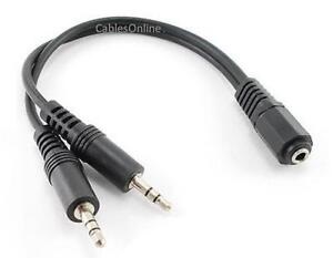 3.5mm (1/8'') Stereo Audio Cables