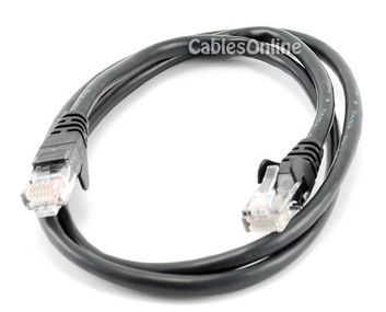3 ft. CAT.5E UTP Patch Ethernet Cable with Snagless Molded Boots