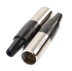 3-Pin Mini-XLR Male Connector