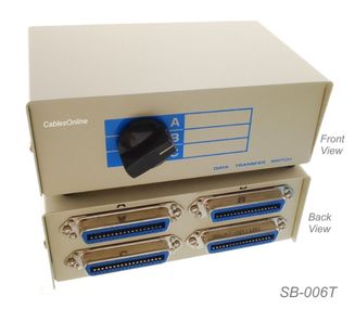 3-Way Centronics 36 (CN36) Manual Switch Box