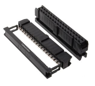34-Pin (2x17) Female IDC 2.54mm Pitch Connectors for Flat Ribbon Cable