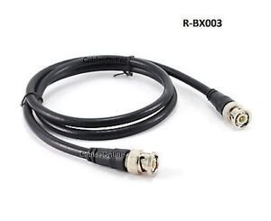 3ft RG8x Coax BNC Male to Male 50 ohm Antenna Cable