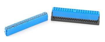 40 Pin (80-Wire) ATA IDE Female Ribbon Connector, Blue