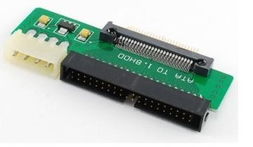 40-Pin Male 3.5" to 50-Pin Male 1.8" IDE Hard Drive Adapter
