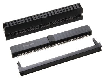 44-Pin (2x22) Female IDC 2.00mm Pitch Connectors for Flat Ribbon Cable