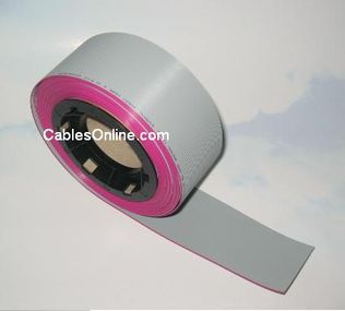 50 Wire 2.00mm Bulk Flat Ribbon Laptop Cable By Foot