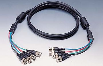 6' 4 BNC to 4 BNC RGB Monitor Cable