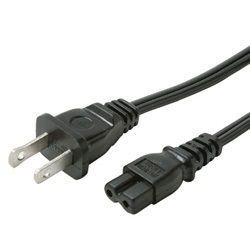6 ft. 2-Prong Polarized Power Cord, www.cablesonline.com