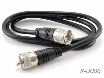 6' UHF (PL-259) M/M RG-8X Coaxial