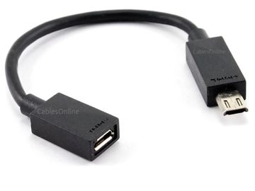 6 in. 5-Pin Micro-B F / 11-pin Micro-B M - MHL Adapter Cable