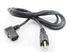 6ft Right-Angle AC Power Cord Cable with 3-Conductor PC Power Connector