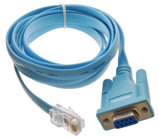 6ft RJ45 Male to DB9 Female Rollover Console Cisco 72-3383-01 ...
