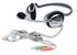Behind-The-Neck Stereo Headset w/ Flexible Metal Boom Microphone ...