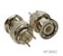 BNC Male PCB Mount 50-ohm Thru Hole Vertical Solder Type RF Connectors