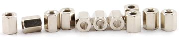 D-Sub Cable End & Bracket Computer Hex Nuts - 10 Pack