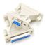 DB9/DB25 Serial (RS232) Female Loopback Tester Adapter