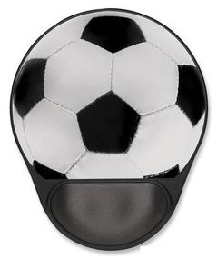 Ergonomic Gel Mouse Pad, Soccer, Manhattan 423182