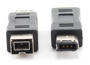 FireWire 800 (1394b) 9-Pin Female to FW400 (1394a) 6-Pin Male Adapter